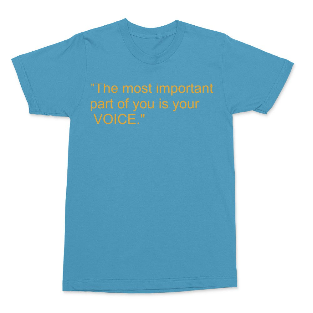 Woodcliff talk merch - Use your voice T – Crowdmade