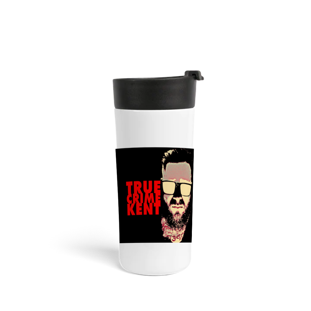 11:59 Media - TRUE CRIME KENT COVER 16oz COFFE TUMBLER – Crowdmade