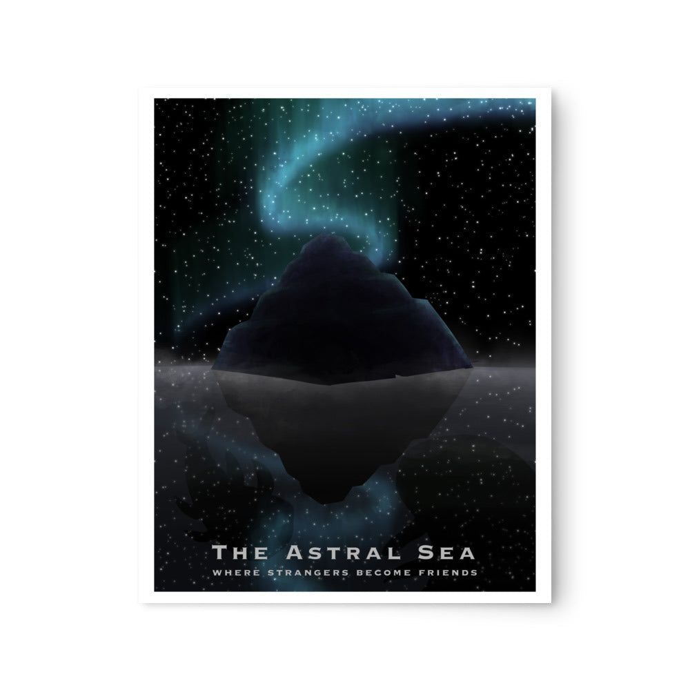 Rolling with Difficulty - Astral Sea Travel Poster – Crowdmade
