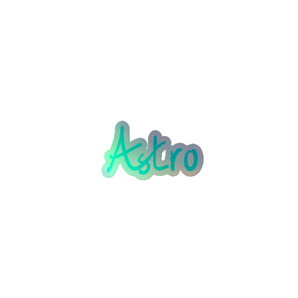 The Astro_wt Store - Astro Signature - Holo Sticker – Crowdmade
