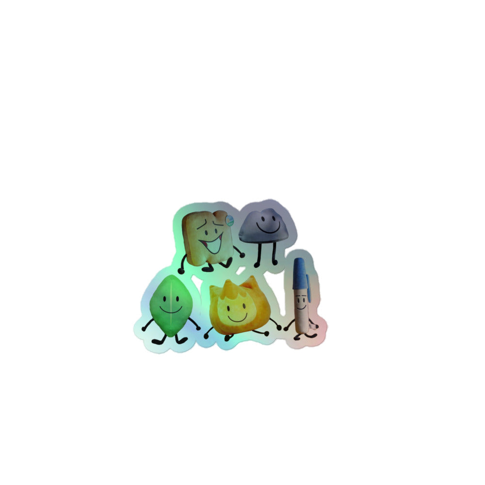 The BFDI Animator Merch - BFDI Plush Stickers 1 – Crowdmade