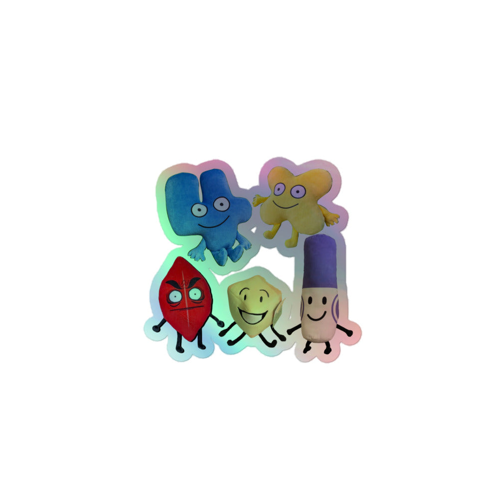 The BFDI Animator Merch - BFDI Plush Stickers 3 – Crowdmade