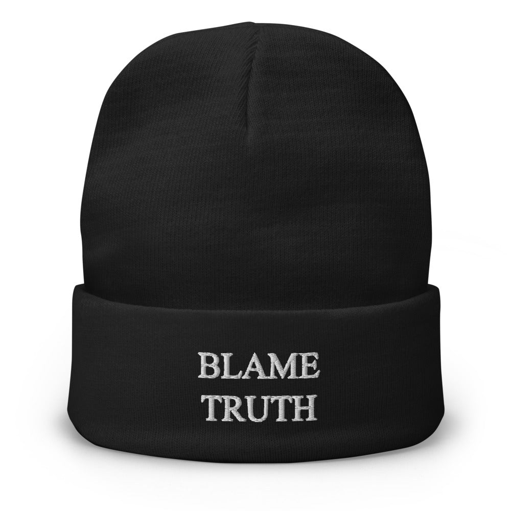 Blame Truth Beanie – Crowdmade