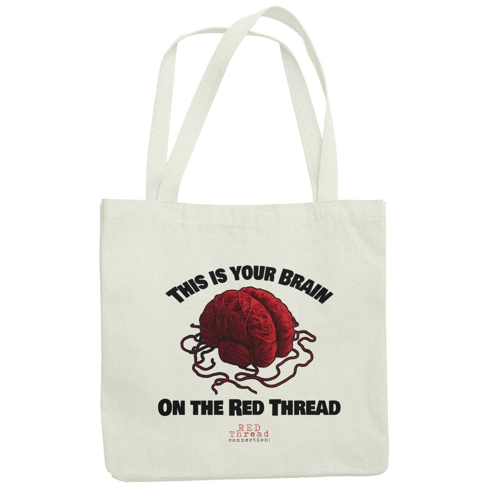 Red Thread - "Brain" Tote Bag – Crowdmade