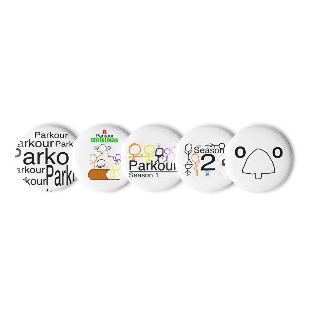 Parkour - Five parkour pins – Crowdmade