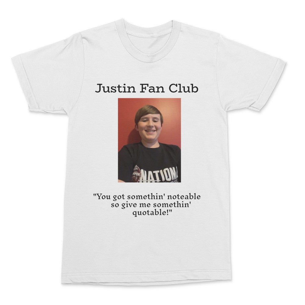 Sadie - Justin Fan Club T-Shirt – Crowdmade