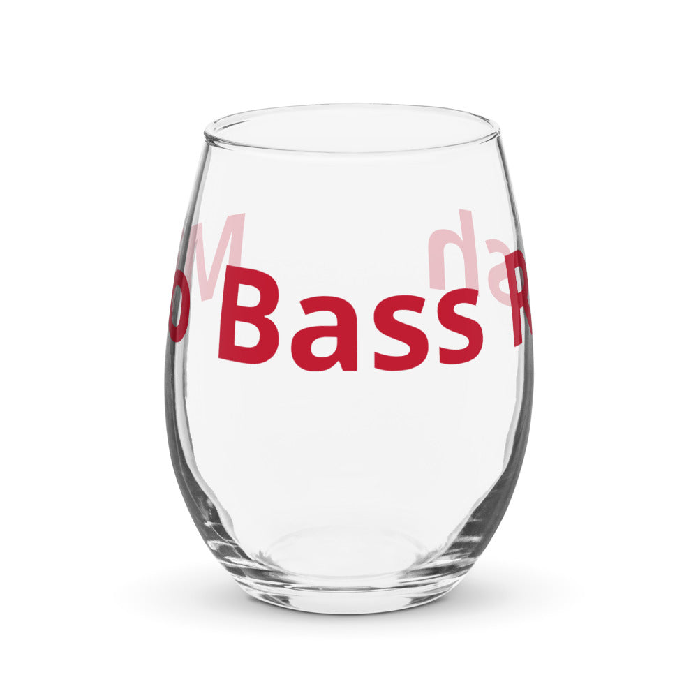milo bass rush - Milo Bass Rush Wine glass – Crowdmade