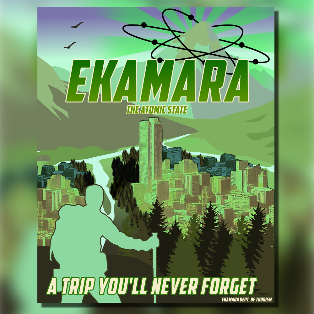 MerchMonkey - Ekamara Tourism Poster – Crowdmade