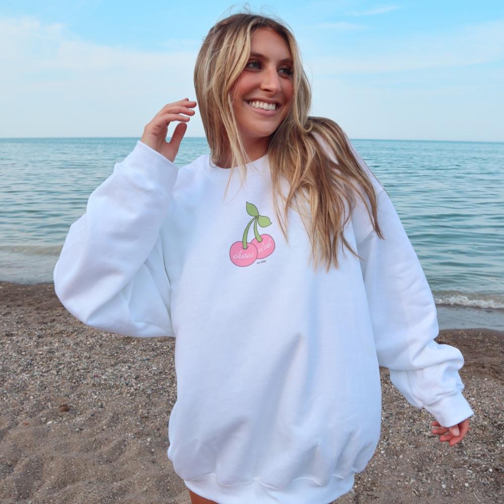 Cora Shircel - Cherry Chaos Club Crewneck – Crowdmade