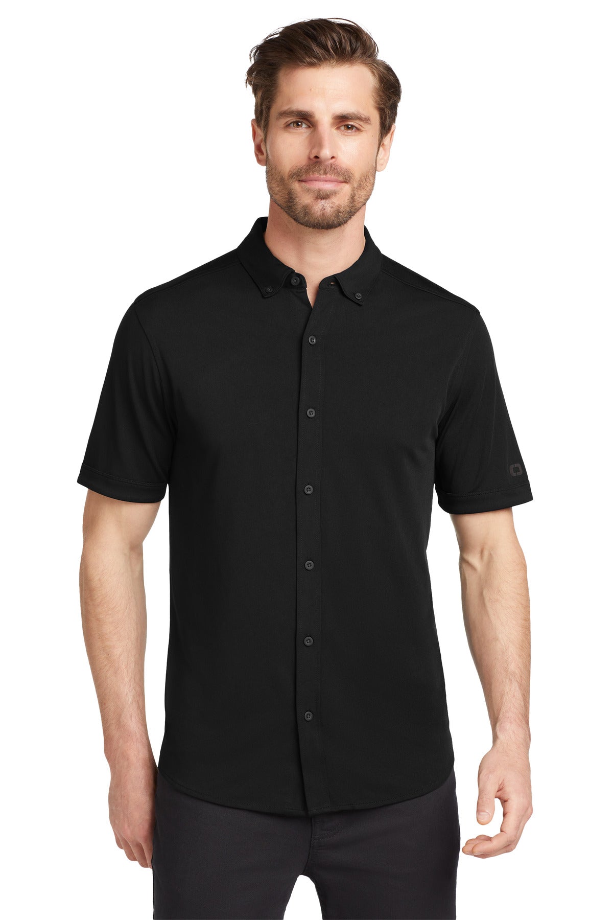 OGIO Gravitate Full-Button Polo. OG141 – Crowdmade