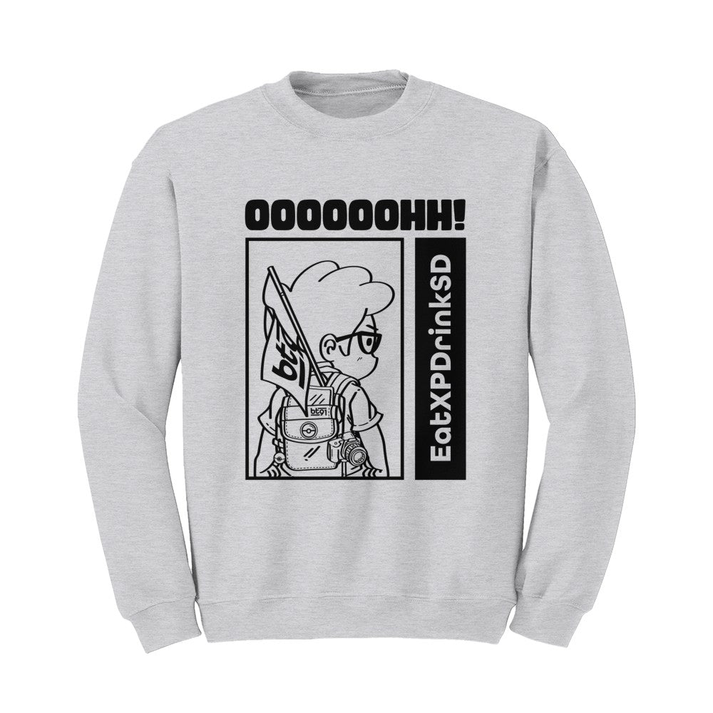 BrandonTan91 - OOOH BLACK V2 SWEATSHIRT – Crowdmade