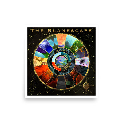 Rolling with Difficulty - Planescape Map Poster – Crowdmade