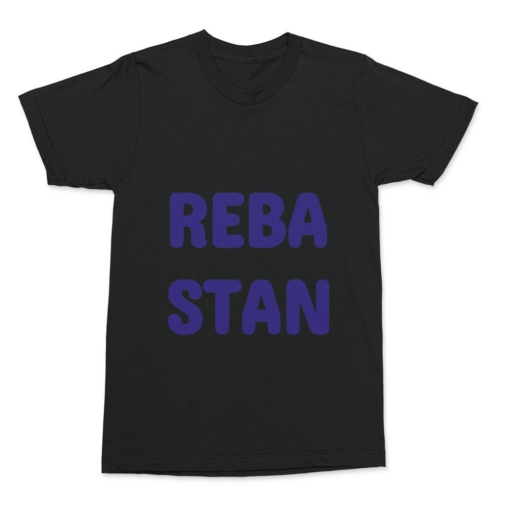 Junebug's Merch - REBA STAN UNISEX COTTON CREW T-SHIRT – Crowdmade
