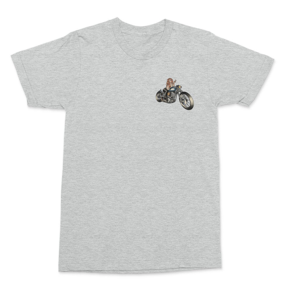 Red Rider "Badge" Cotton Tee – Crowdmade