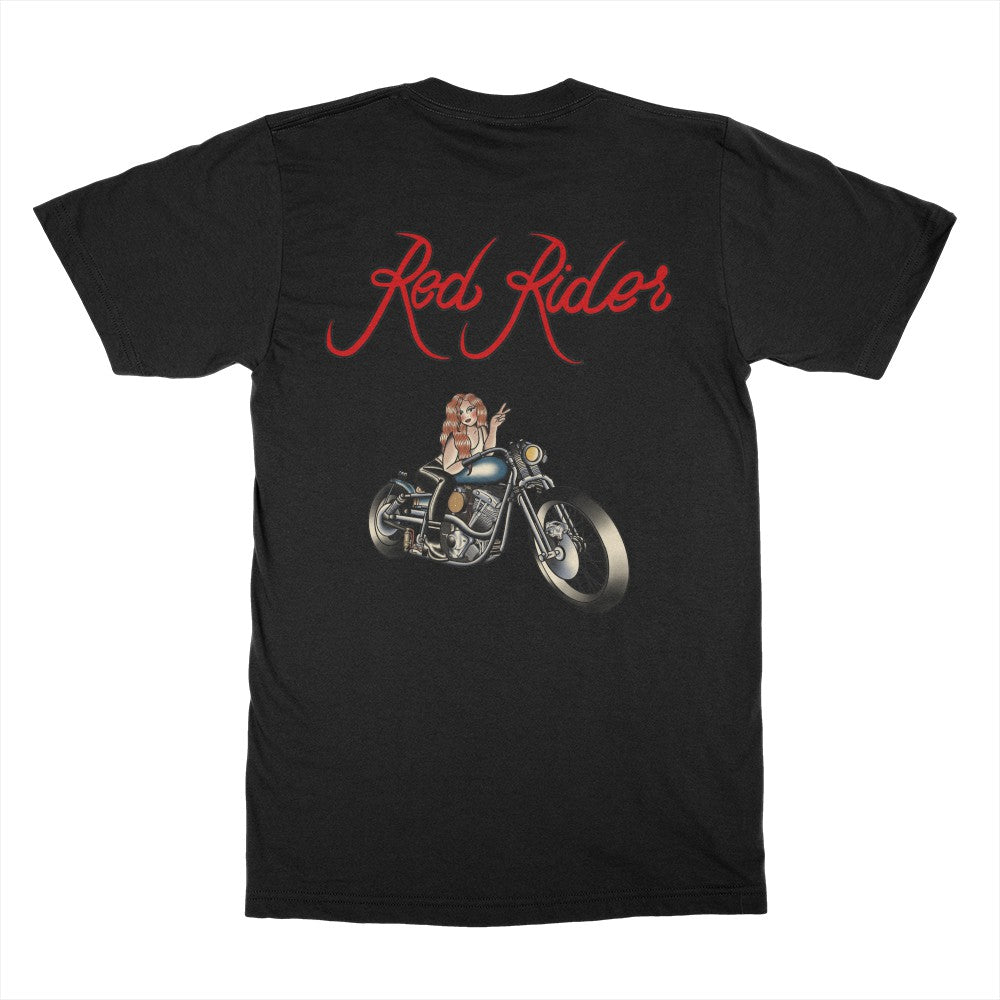Red Rider Premium Heavy Weight Cotton Tee (Back Design) – Crowdmade