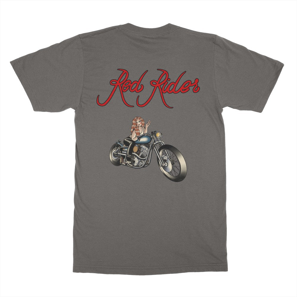 Red Rider Premium Heavy Weight Cotton Tee (Back Design) – Crowdmade