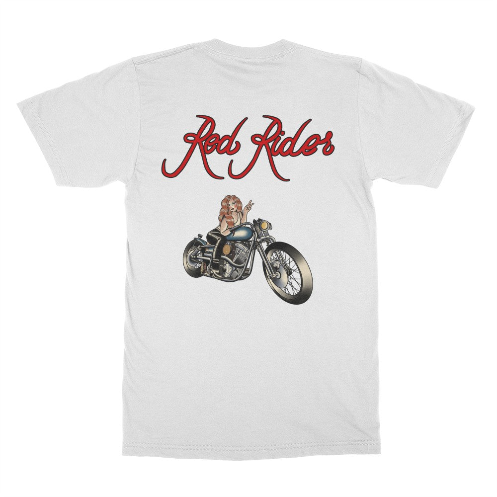 Red Rider Premium Heavy Weight Cotton Tee (Back Design) – Crowdmade