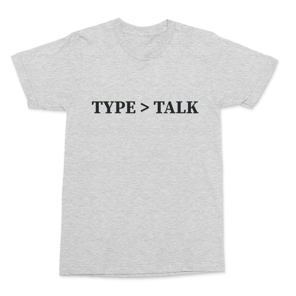 Introvert Shirt - TYPE > TALK – Crowdmade