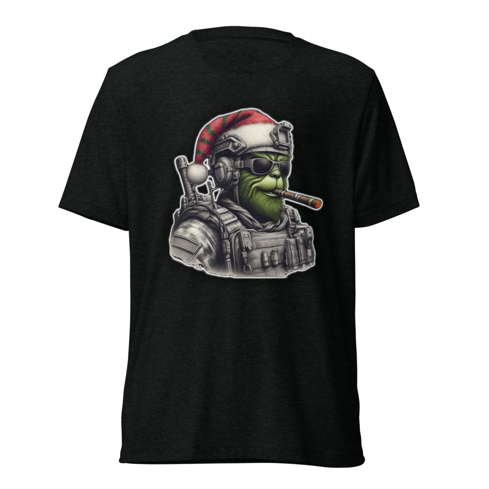 justinred87 - Tactical Grinch Tri-Blend – Crowdmade