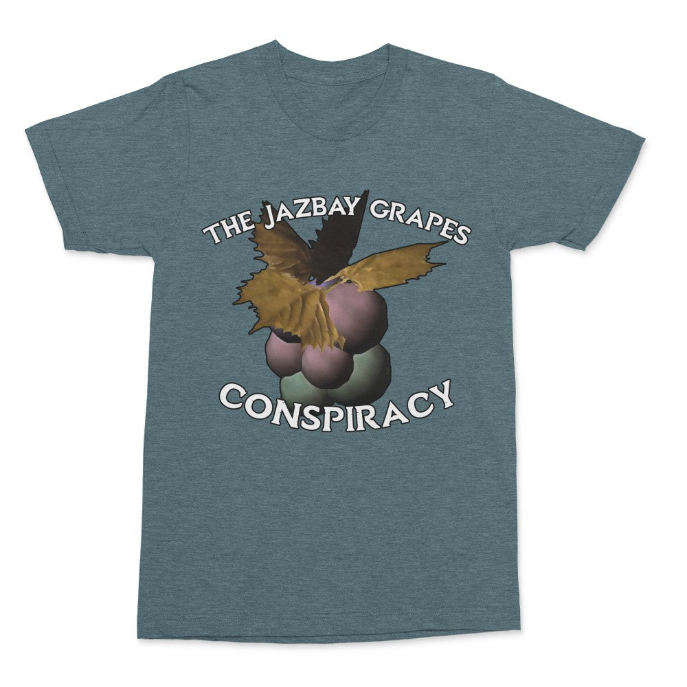 Tuver4 - "The Jazbay Grapes Conspiracy" T-Shirt – Crowdmade