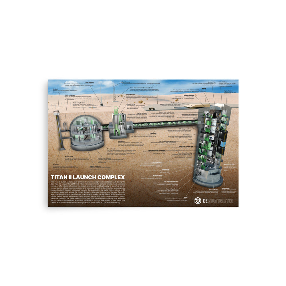 Deconstructed - Titan II Launch Complex Poster – Crowdmade