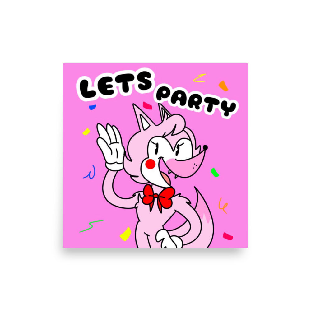 CarlosYadielStudioStore - Toy Boxy poster say let party – Crowdmade