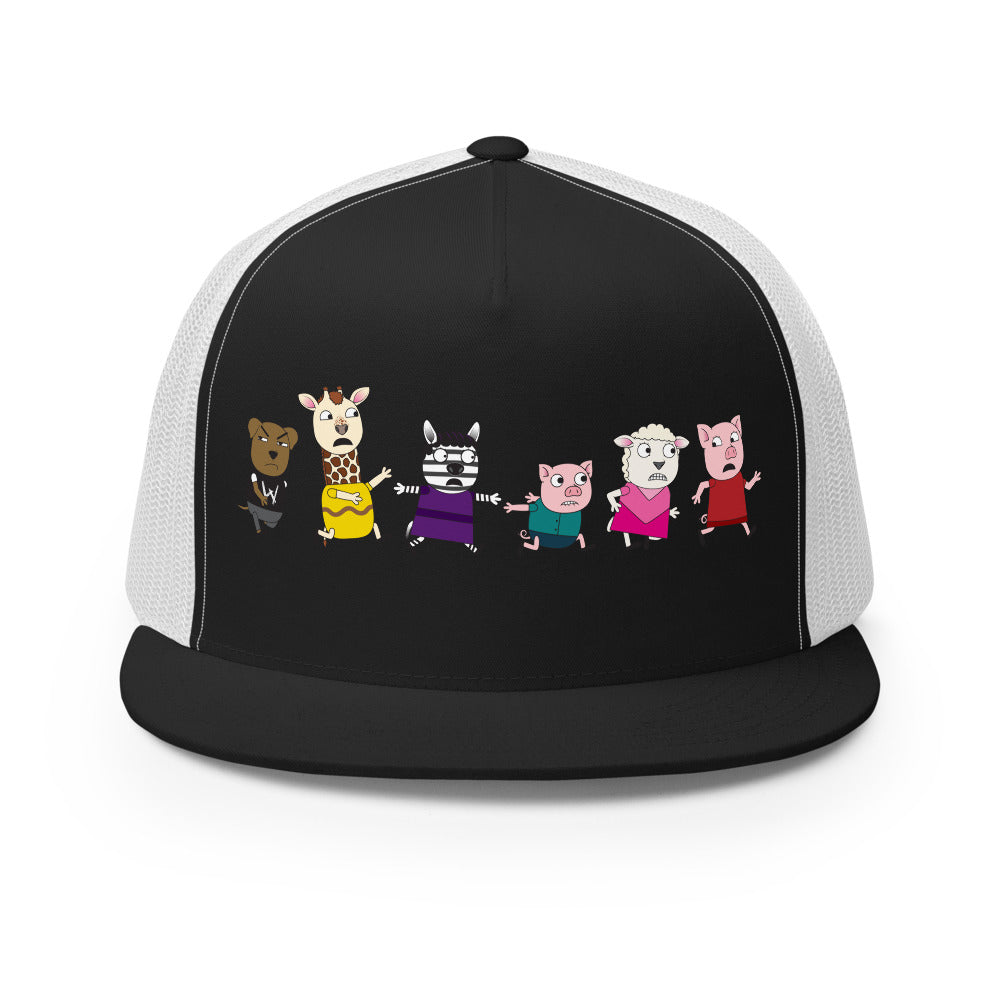 CocoaCrack - Trucker Hat - Run & Hide – Crowdmade