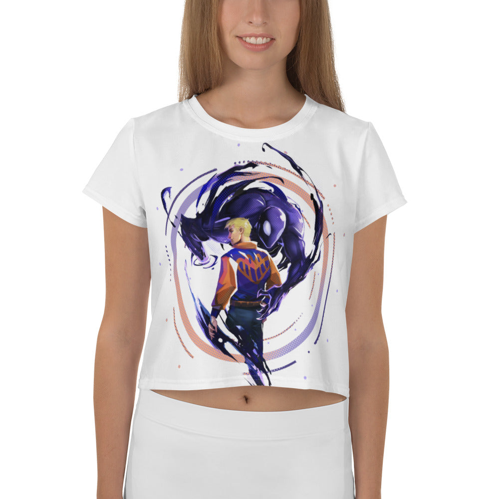 TBSkyen - UMBRA | large print crop top – Crowdmade