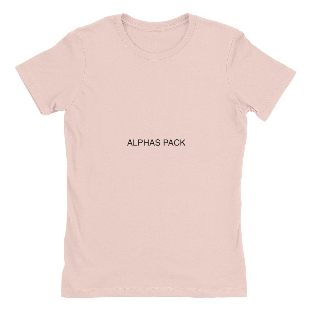 ALPHA’S MERCH - WOMENS ULTRA SOFT T-SHIRT ALPHA FEMALE DELUXE – Crowdmade