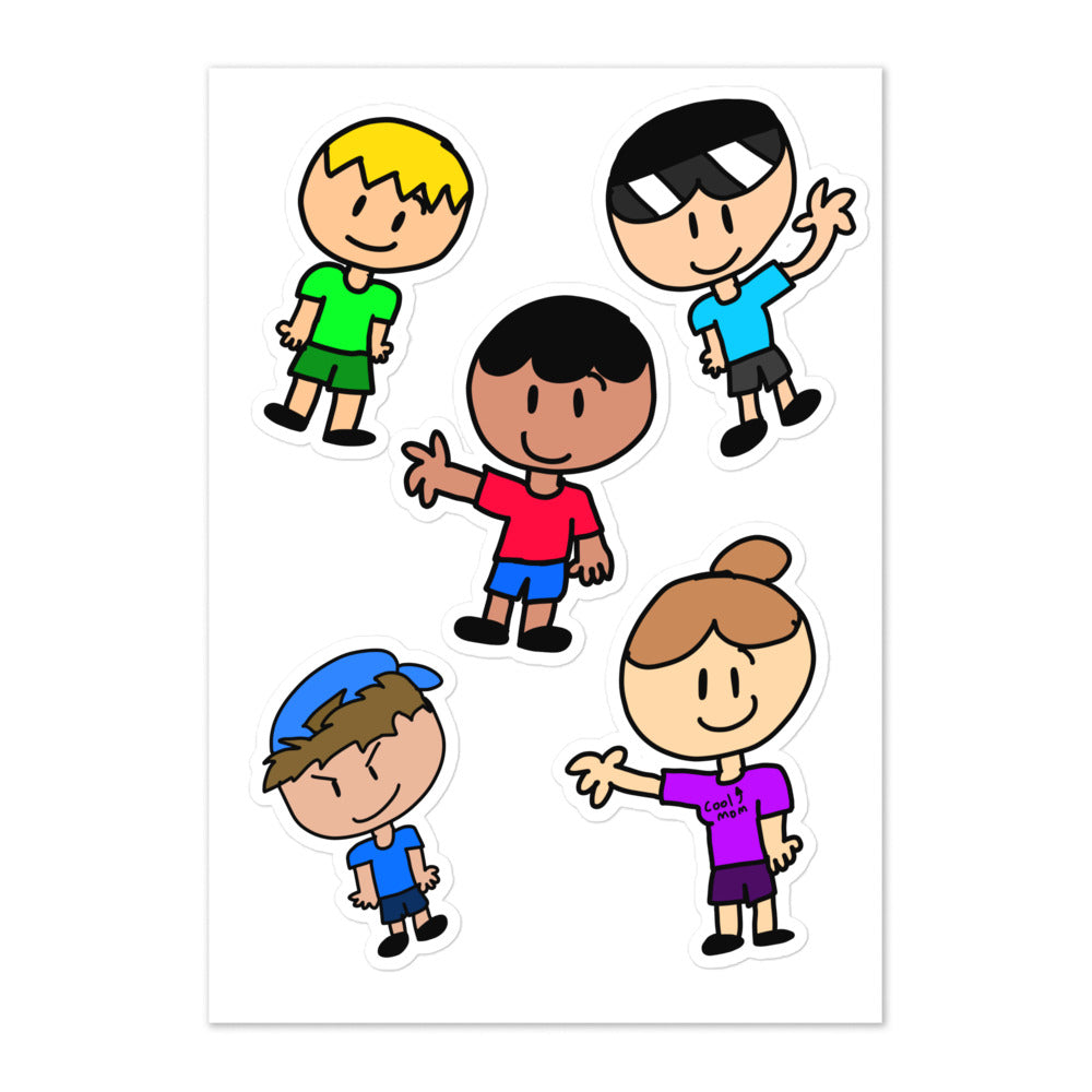 coolcaleb - cool caleb character stickers – Crowdmade