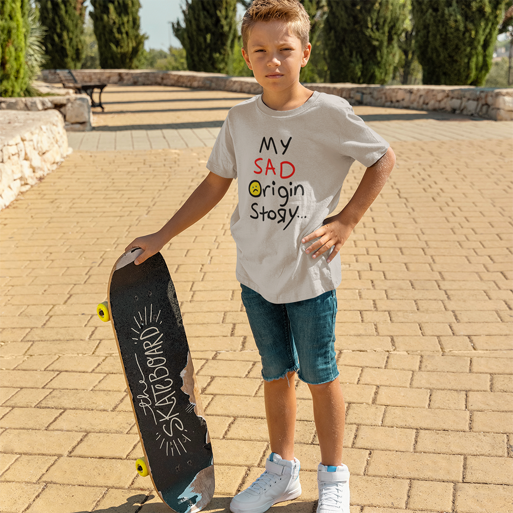 GameToons - My Sad Origin Story Youth's T-Shirt – Crowdmade