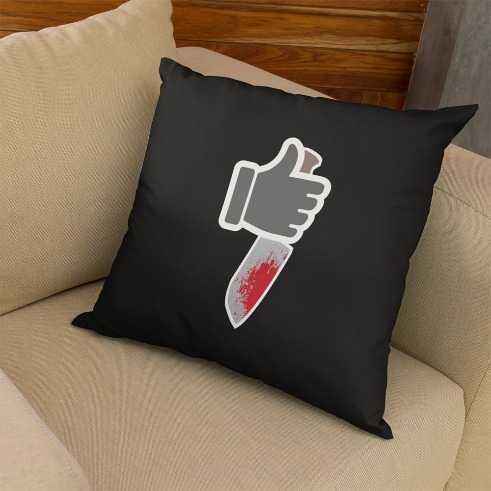 CZsWorld Like | Pillow (black) – Crowdmade