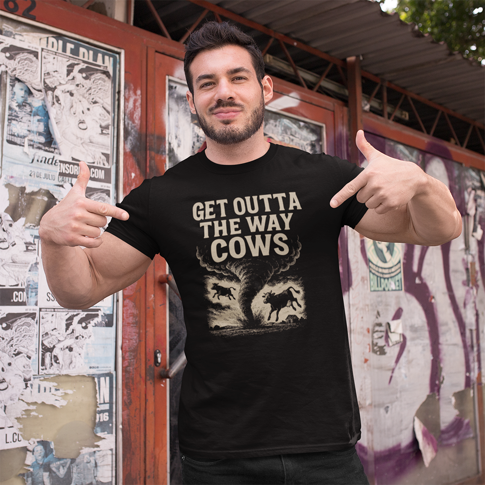 Mark Peyton Vlogs - Outta the Way Cow Graphic Tee – Crowdmade