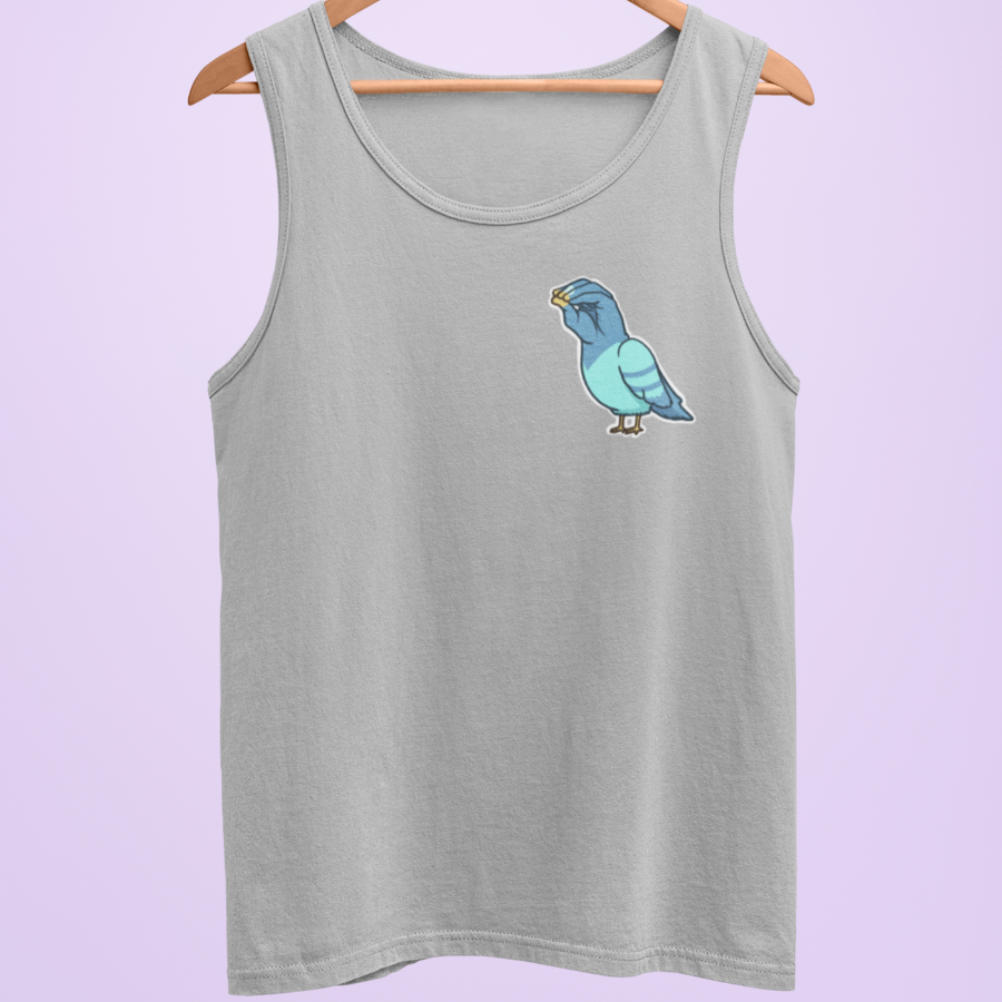 Shoocharu - Mens Pigeon Tank Top – Crowdmade