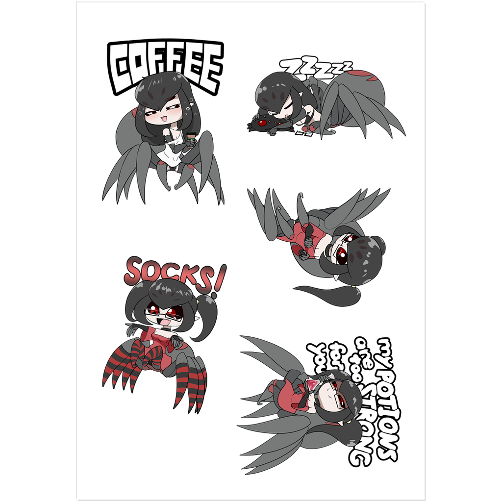 Zedrin - Cesil Sticker Sheet – Crowdmade