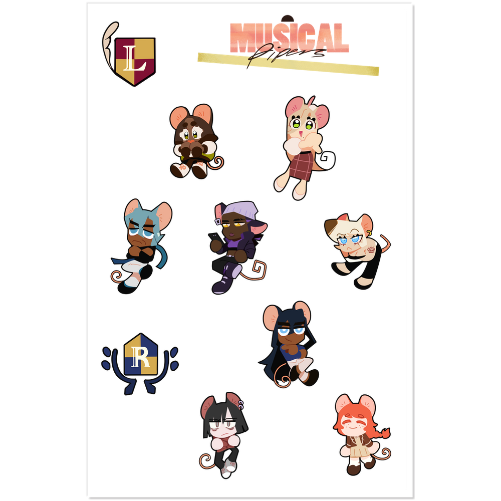 Rambu - Tiny little Ratians Sticker Sheet 1 – Crowdmade