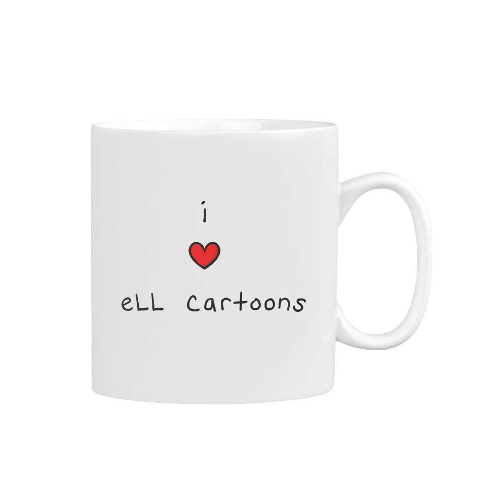 Ell Cartoons - I Heart Ell Cartoons Mug – Crowdmade