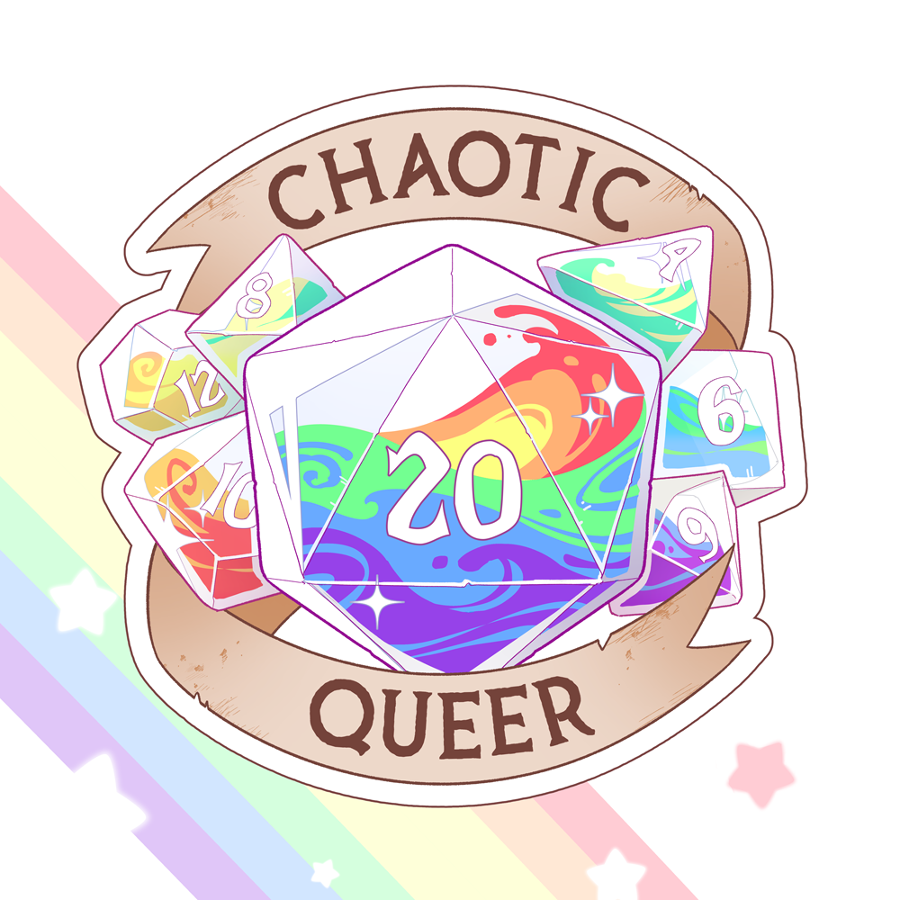 ABD Illustrates - LGBT RPG - PRIDE Sticker – Crowdmade