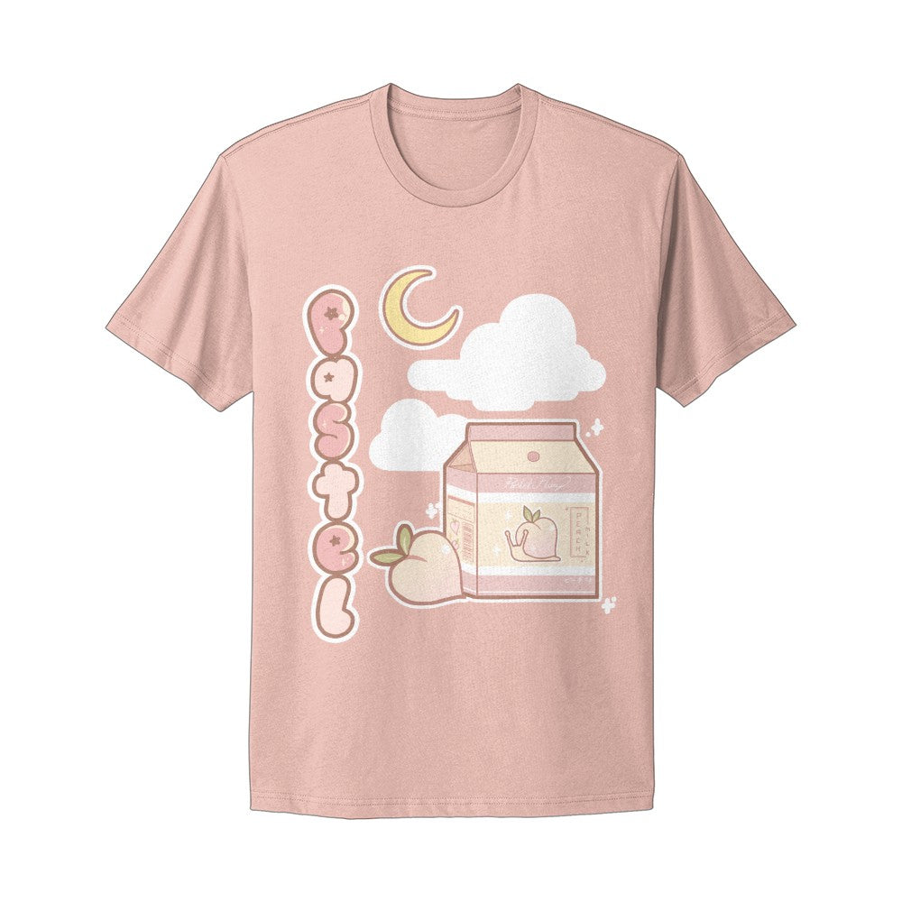 Pastel Flurry - Pastel Peach Snail Shirt – Crowdmade