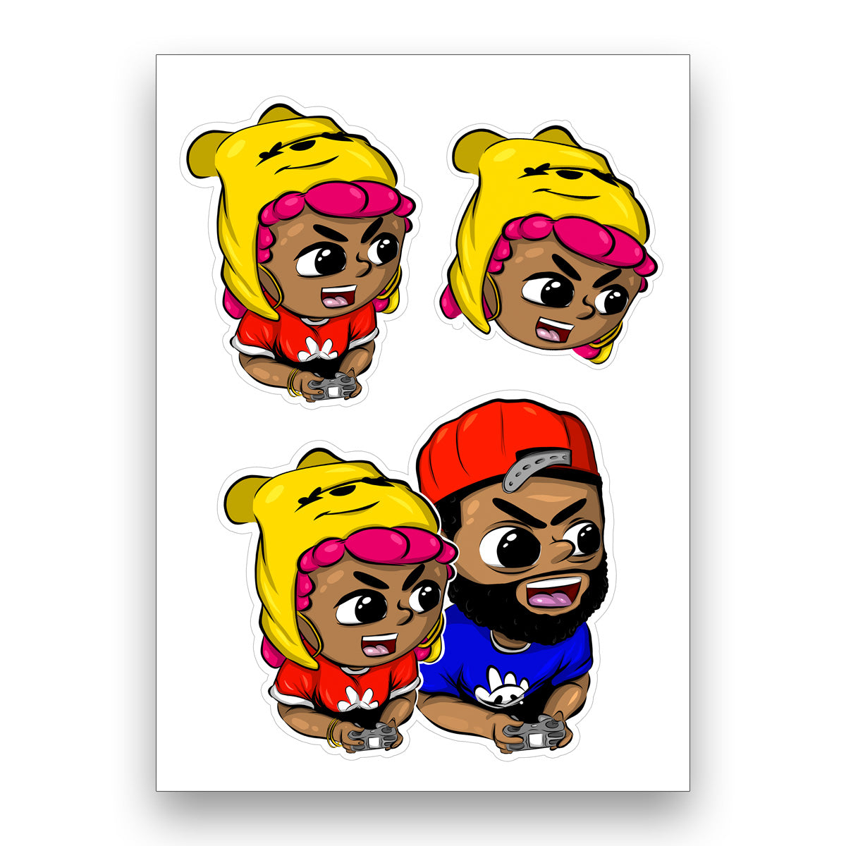 AyChristene & Hubby Stickers – Crowdmade