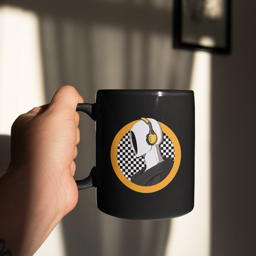 purmello - Don't Panic Black Mug – Crowdmade