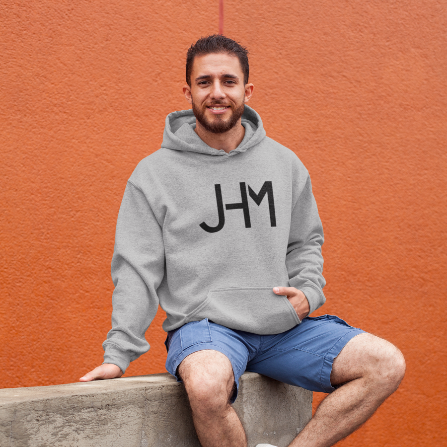 JH Logo Dark Hoodie – Crowdmade