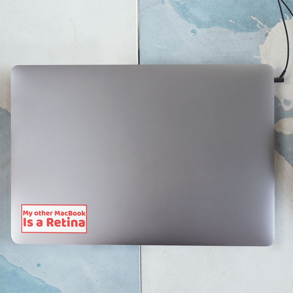 Luke Miani - Retina Laptop Sticker – Crowdmade