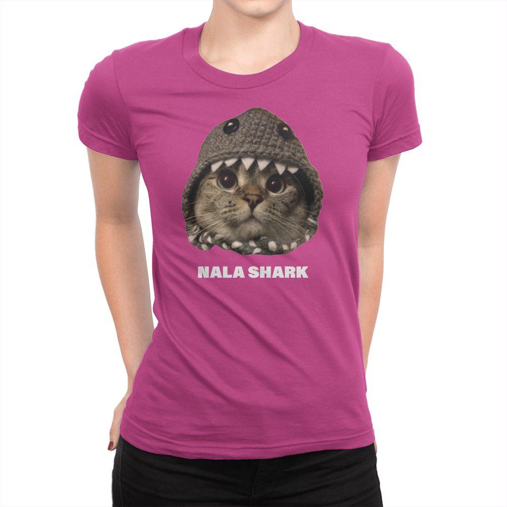 Nala Cat - Nala Shark - Ladies T-Shirt – Crowdmade