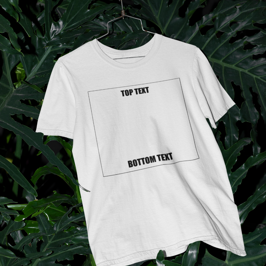 EJM - Top Text/Bottom Text Tee – Crowdmade