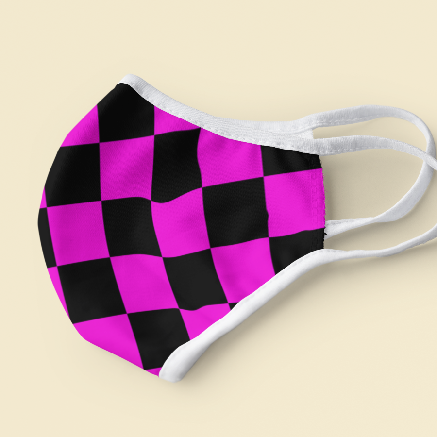 Tyler McVicker - Checker Face Mask – Crowdmade