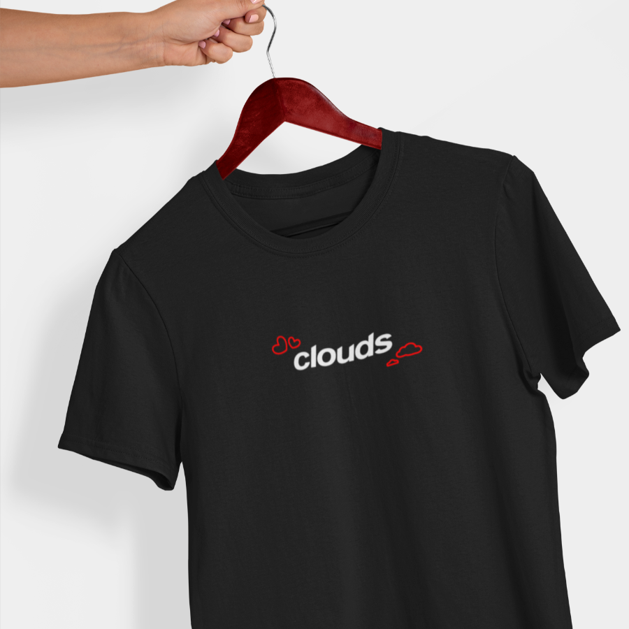 Clouds Shirt (Red & Black) – Crowdmade