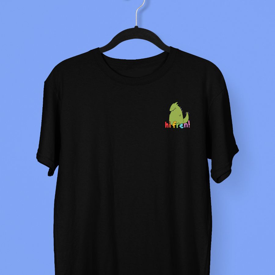 Zoetwodots - Hi Fren Double-Sided Pocket Tee – Crowdmade