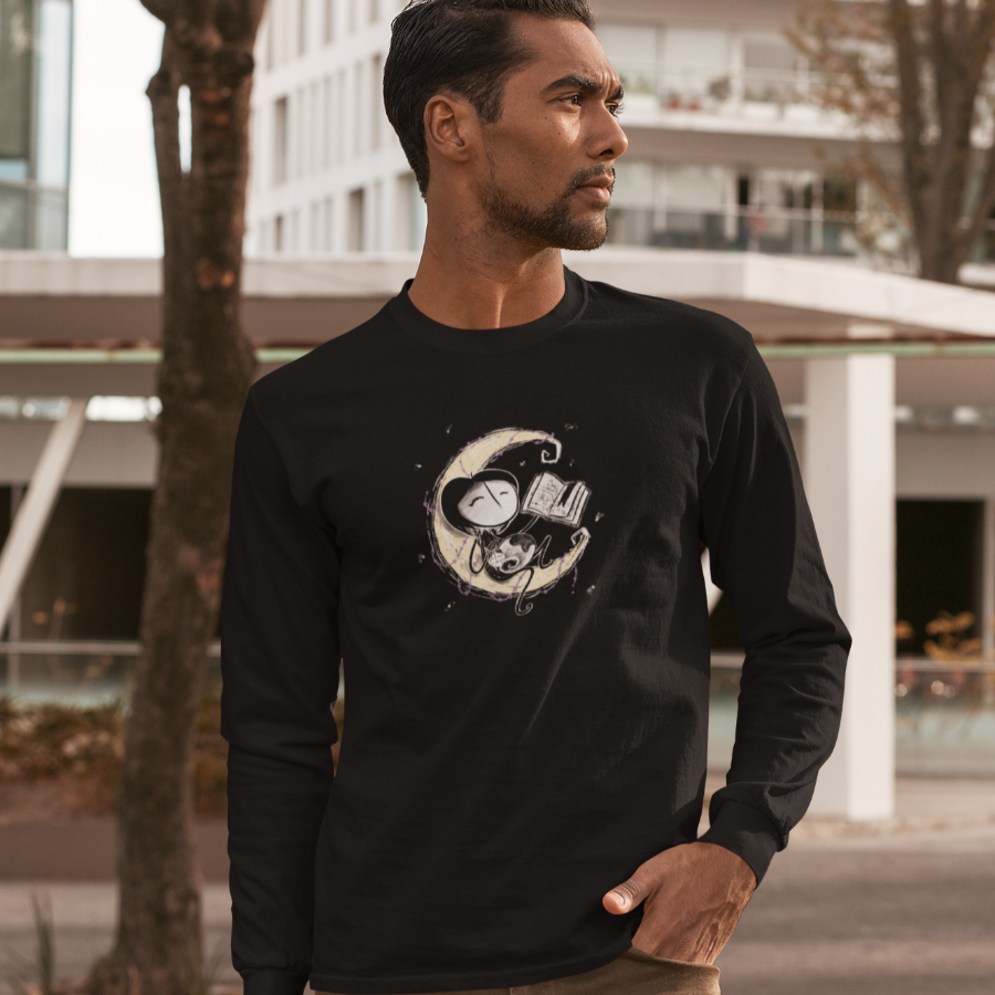 ABitFrank - A Bit Late Moon Storytime Long Sleeve – Crowdmade
