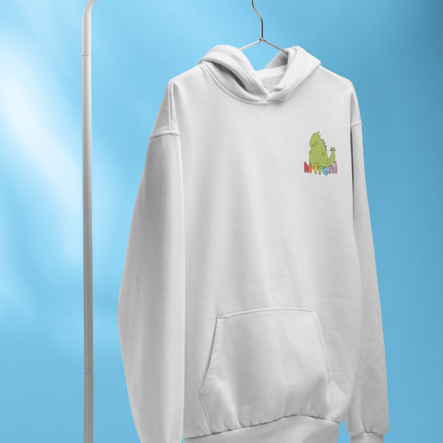 Hi Fren Double-Sided Hoodie – Crowdmade